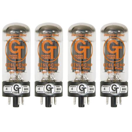 Groove Tubes GT-6L6-CHP Medium Power Tube, Matched Quartet (4)