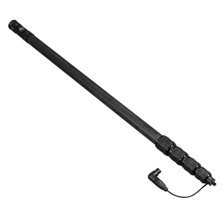 H&A Carbon Fiber Telescoping Boom Pole with Internal Coiled Cable (9')