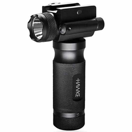 Hawke Sport Optics Red Laser/LED Flashlight Foregrip, Mounts to ...