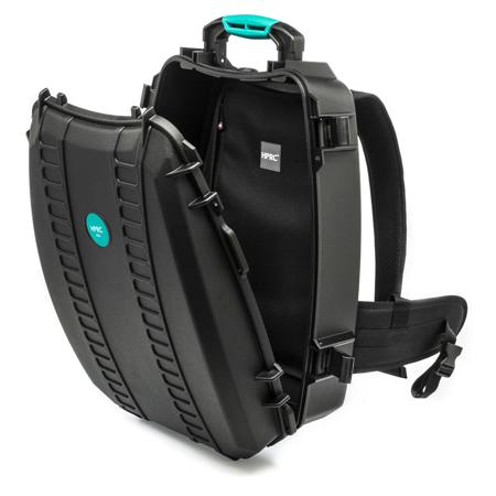 HPRC 3600E Resin Backpack Hard Case without Foam, Black with Blue ...