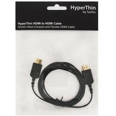 Hyper HyperThin Thinnest and Flexible HDMI to HDMI Cable, 2.5m, Black ...