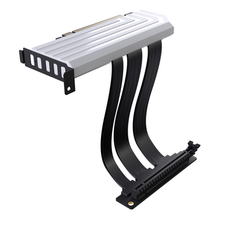 HYTE PCIE40 Luxury PCIe Gen 4.0 Riser Card Cable, White - Adorama