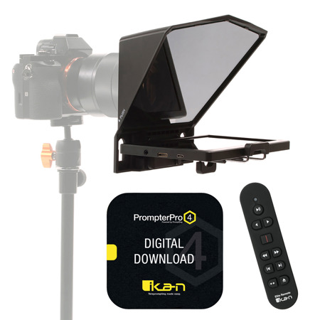 Ikan HS-PT700-RC Homestream Teleprompter with 7" Monitor and Elite Remote