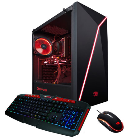 iBUYPOWER Slate 134A Gaming, Ryzen 3 3100, 8GB, 120GB SSD+1TB HDD, RX ...