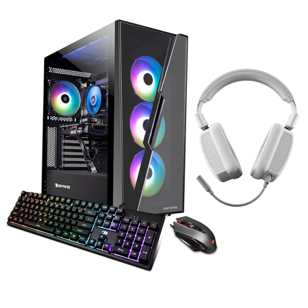 iBUYPOWER SlateHako AD420N Gaming Desktop Computer with HG10 Wireless ...
