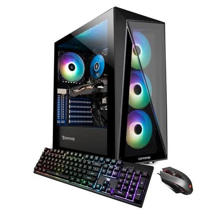 iBUYPOWER SlateMR 1004 Gaming Desktop, i3-10105F, 8GB, 500GB SSD, GTX ...