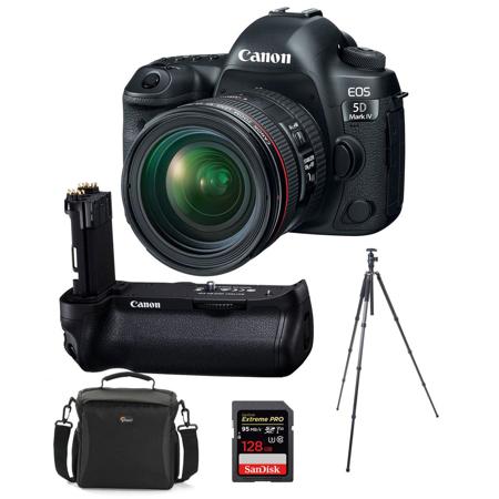 Canon EOS 5D Mark IV with EF 24-70mm f/4L IS USM Lens - Bundle With ...