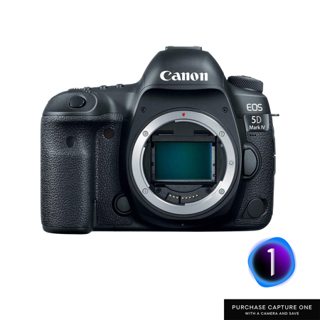 Canon EOS 5D Mark IV DSLR Body with Canon Log, w/Capture One Pro Camera ...