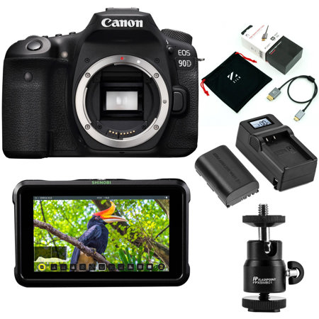 Canon EOS 90D DSLR Camera Body - With Cine Accessory Kit