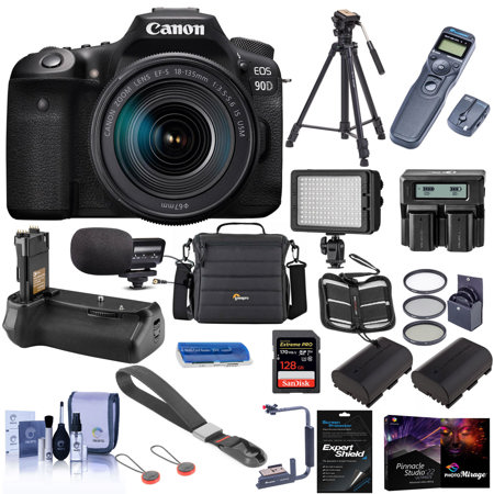 Canon EOS 90D DSLR Camera with EF-S 18-135mm f/3.5-5.6 IS USM Lens