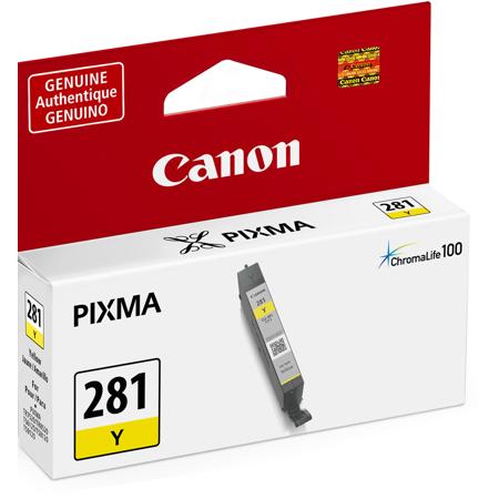 Canon CLI-281 Yellow Ink Tank for Select PIXMA TR, TS Series Printers ...