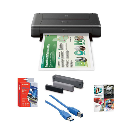 Canon PIXMA iP110 Wireless Mobile Inkjet Printer W/PC Software ...
