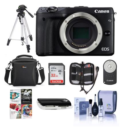 Canon EOS M3 Mirrorless Body and Premium Kit, Black