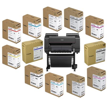 Canon PRO-2000 24" Photographic LF Inkjet Printer W/330MLInk Tank Bundle