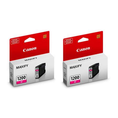 Canon 2 Pack PGI-1200 Magenta Pigment Ink Tank for MAXIFY MB2020/MB2320 ...