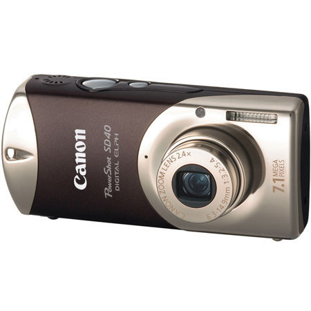 Canon Powershot SD40 Digital Elph Camera Kit, 7.1 Megapixel, 2.4x ...