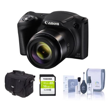 Canon PowerShot SX420 Digital Camera and Free Accessories, Black