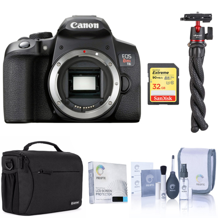 Canon EOS Rebel T8i DSLR Camera Body - With Free Accessory Bundle