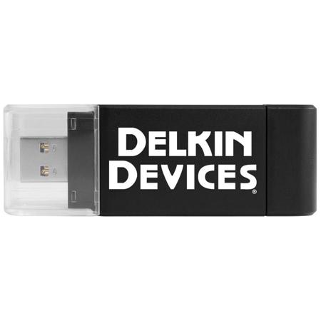Delkin Devices USB 3.0 Dual Slot Travel Card Reader, SD, microSD