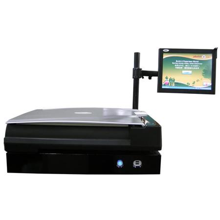 Plustek Library Kiosk Book Scanning Solution with OpticBook A300 Scanner