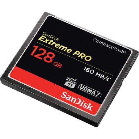 USED SanDisk 128GB ExtremePRO CompactFlash Card - up to 160MB/sec ...