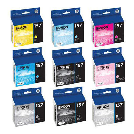 Epson Complete Ink Cartridge Set for Stylus Photo R3000 Printer
