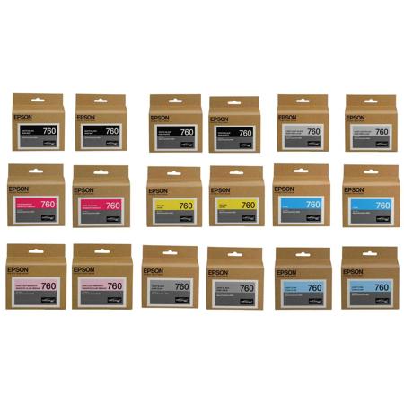Epson T760 Ultrachrome HD Ink Cartridge Bundle Consists of 2x Photo ...