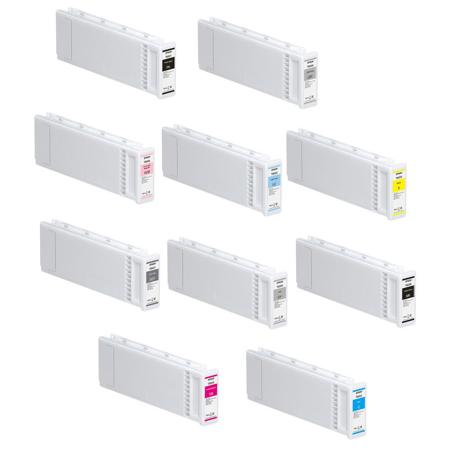 Epson UltraChrome PRO 700ml Complete Set Ink Cartridges for SureColor ...