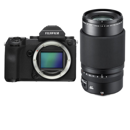 Fujifilm GFX 50S 51.4MP Medium Format Mirrorless Camera W/GF 120mm F/4 R LM Lens