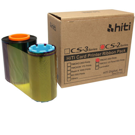 HiTi CS-2 YMCKO 400 Images Ribbon for CS-200e Printer