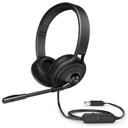 HP Pavilion USB Wired Over-The-Head Headset 500 with Mic - Adorama