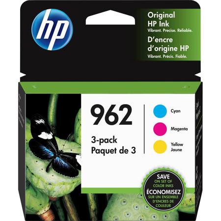 HP 962 Original Ink Cartridge Combo, 700 Pages Yield, Cyan/Magenta/Yellow