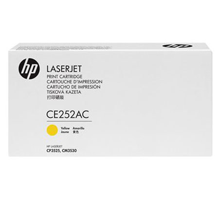 HP CE252A Yellow Contract LaserJet Toner Cartridge - Adorama
