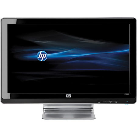 HP 2010i 20in HD Ready LCD Monitor, Black with Silver - Adorama