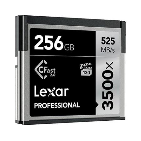 USED Lexar 256GB Professional 3500x CFast 2.0 Memory Card for 4K Video ...