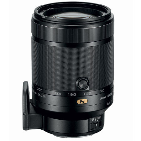 Nikon 1 NIKKOR VR 70-300mm f/4.5-5.6 Lens - USA 3345 - Adorama Nikon 1 NIKKOR VR 70-300mm f/4.5-5.6 Lens - USA 3345 - Adorama