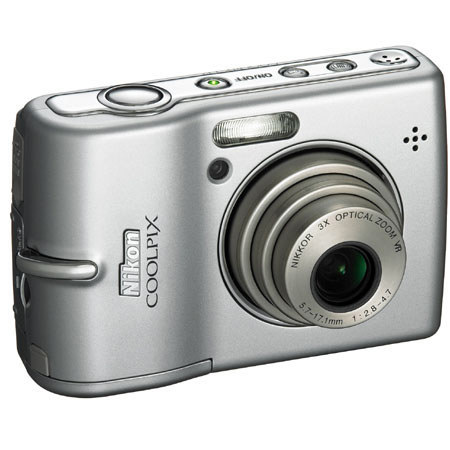 Nikon Coolpix L12 Dig Cam,7.1 MP,3x Optical Zoom-Refurb - Adorama