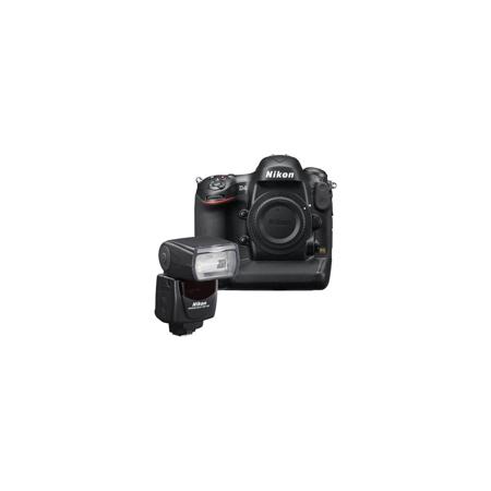 Nikon D4 Camera, Bundle with Nikon SB-700 TTL AF Shoe Mount Speedlight, USA