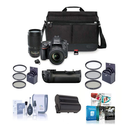 Nikon D610 DSLR with 24-85mm and 70-300mm VR Lenses 13306 A - Adorama