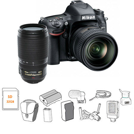 Nikon D610 DSLR Camera with 24-85mm VR Lens & 70-300mm VR Lens - Video ...