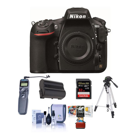Nikon D810 DSLR Body and Free Mac Accessory Bundle 1542 AM - Adorama