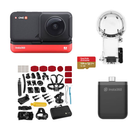 Insta360 ONE R Dual Lens 360 Module - With Water Sport Accessory Kit