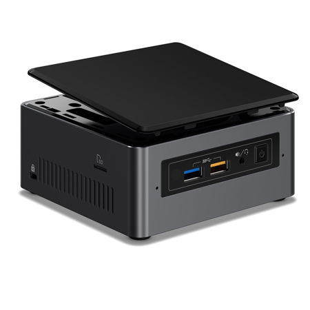 Intel NUC 7 Home NUC7i3BNHXF Mini PC, i3-7100U, 4GB RAM, 1TB HDD, W10H