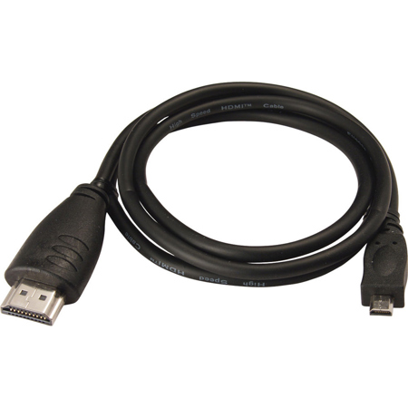 Pentax HDMI Cable 3 ft (Micro, Type-D, High Speed) - Adorama
