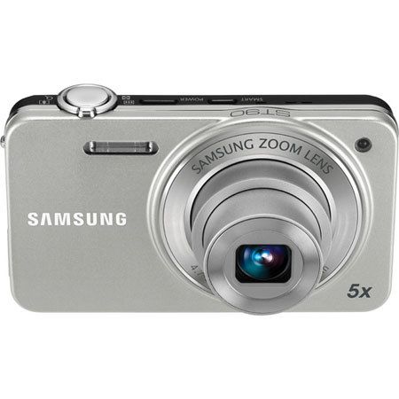 Samsung ST90 14.0 MP 5x Optical Digital Camera, Silver - Adorama