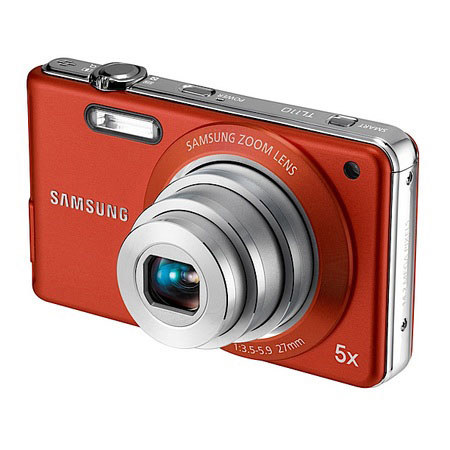 Samsung DualView TL110 14.2 MP Digital Point & Shoot Camera, 5x Optical ...