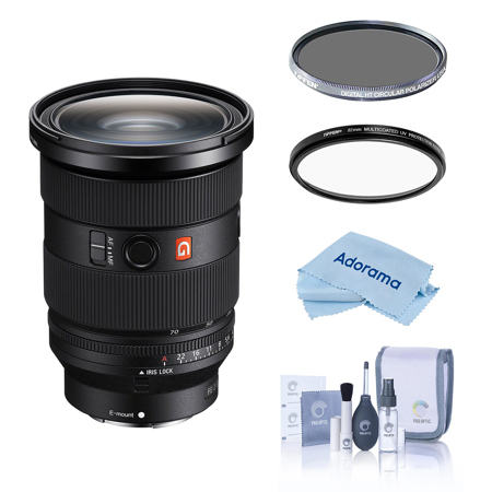 Sony FE 24-70mm f/2.8 GM Lens, Bundle with Hoya 82mm UV and CPL Filters ...
