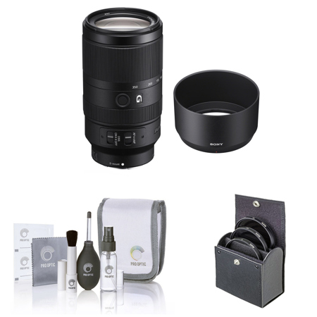 Sony E 70-350mm f/4.5-6.3 G OSS Lens with Accessories Kit - Adorama