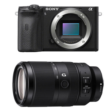 Sony Alpha a6600 Mirorless Digital Camera W/Sony E 70-350mm f/4.5-6.3 G ...