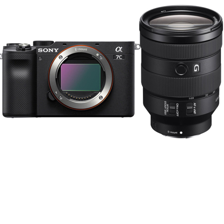 Sony Alpha a7C Mirrorless Camera, Black with FE 24-105mm f/4 G OSS E ...